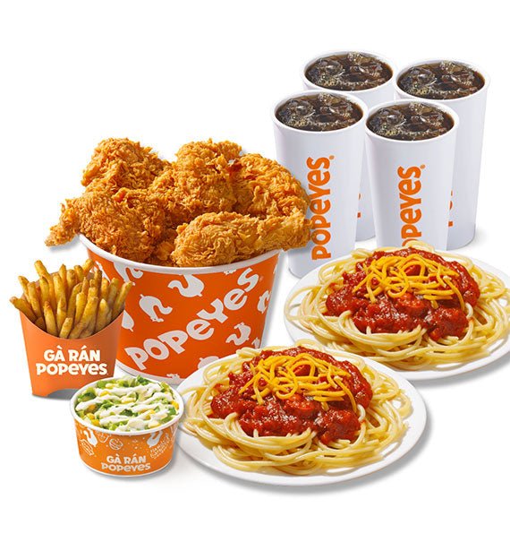 Family Combo D - Popeyes – Saigon Flowers