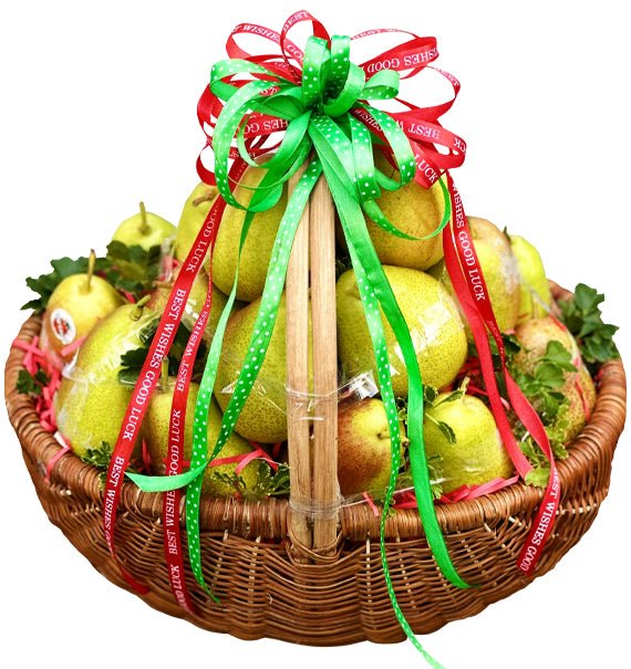 Fresh Pears Basket – Saigon Flowers