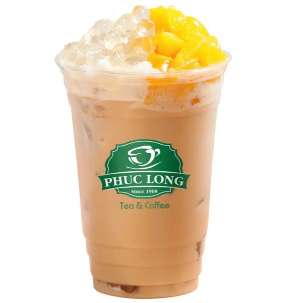 Konjac Ball Peach Black Milk Tea – Saigon Flowers
